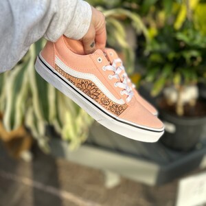 Leather Tooled Vans - Etsy
