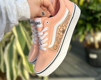 Tooled Bucking Horse Vans Western Vans Wyoming Spirit Custom Leather ...