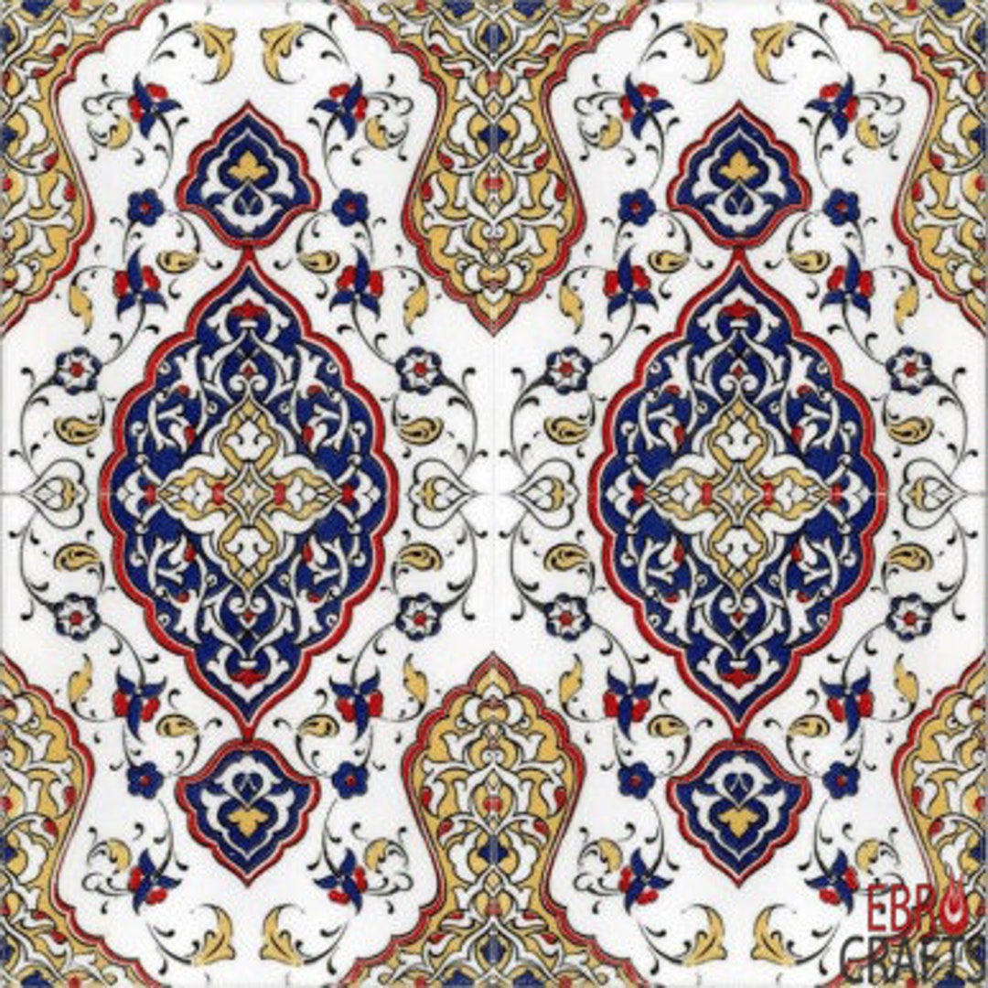 Hand Painted 4 X Iznik Ottoman Design Turkish Ceramic - Etsy