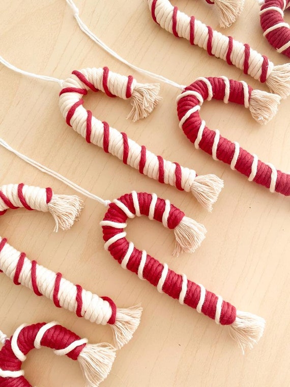 Macrame Candy Cane Pattern