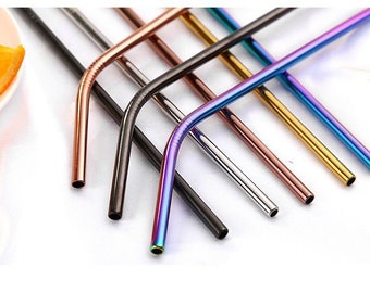 Metal Bend Straw | Etsy