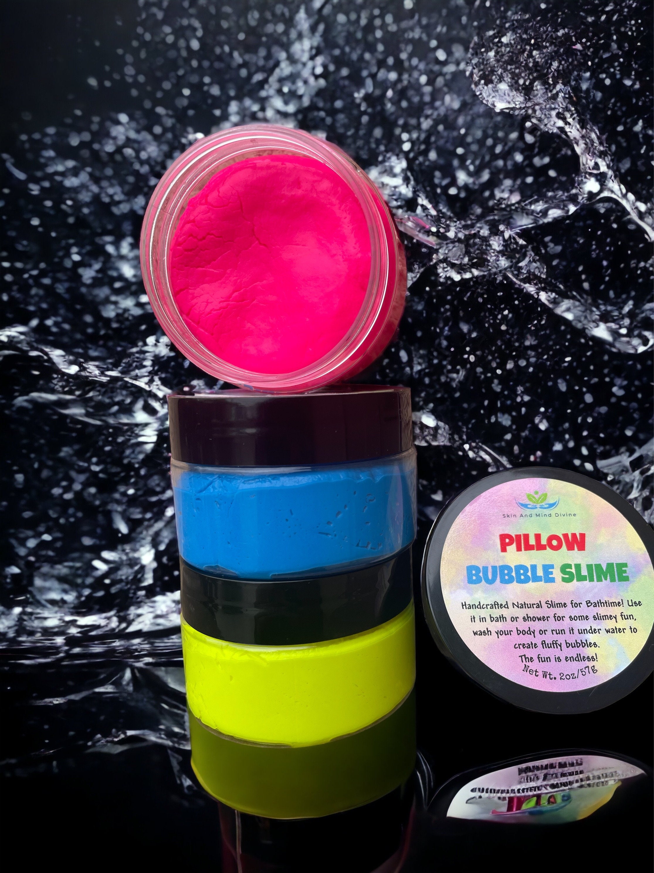 Bath Slime Body Wash for Kids & Toddlers / Shower Bubble Dough Soap ...