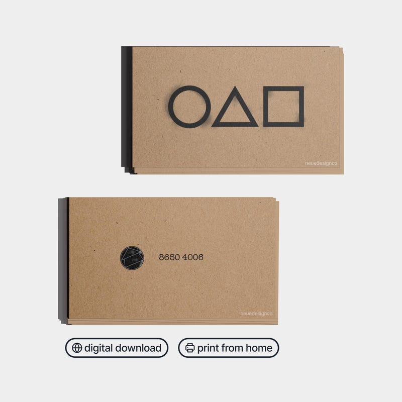 Squidgame Cards - Etsy