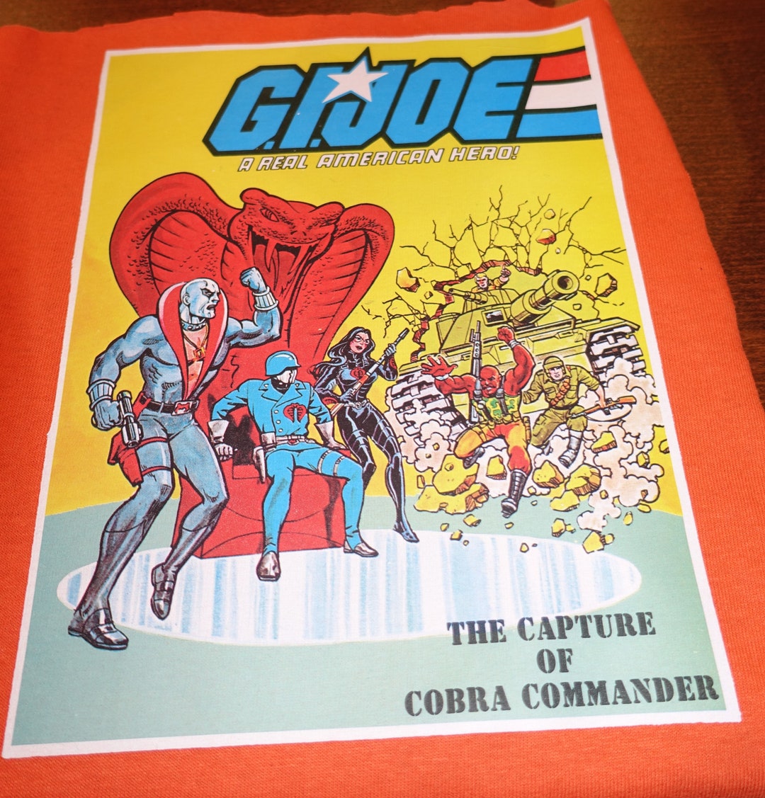 GI JOE the Capture of Cobra Commander Full Color Heat Transfer - Etsy