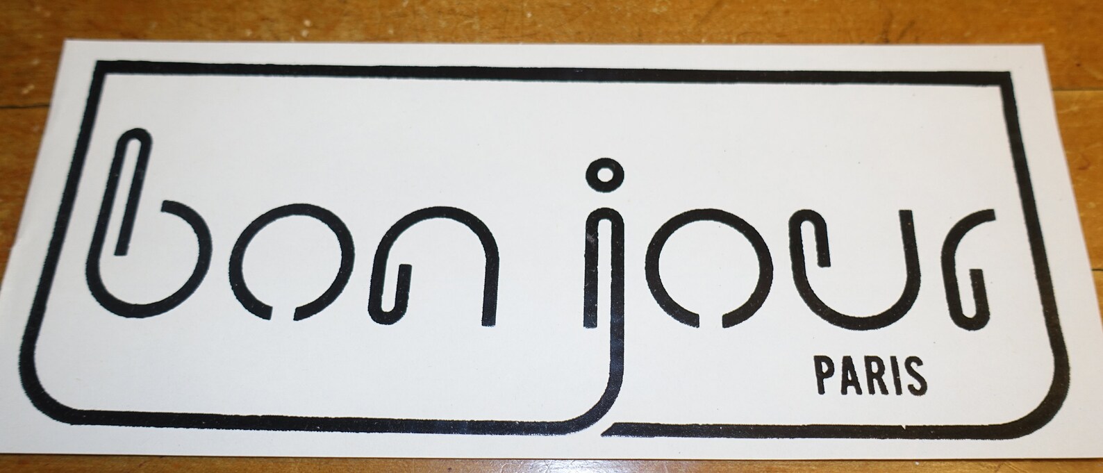 Bonjour Paris Rare Full Color Heat Transfer - Etsy