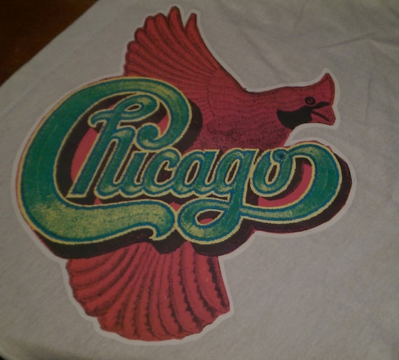 Vintage Chicago the Band Logo Full Color Iron on Heat Transfer | Etsy