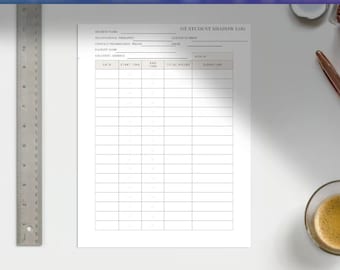 Digital Download PDF Occupational Therapy Observation Hours Log - Etsy
