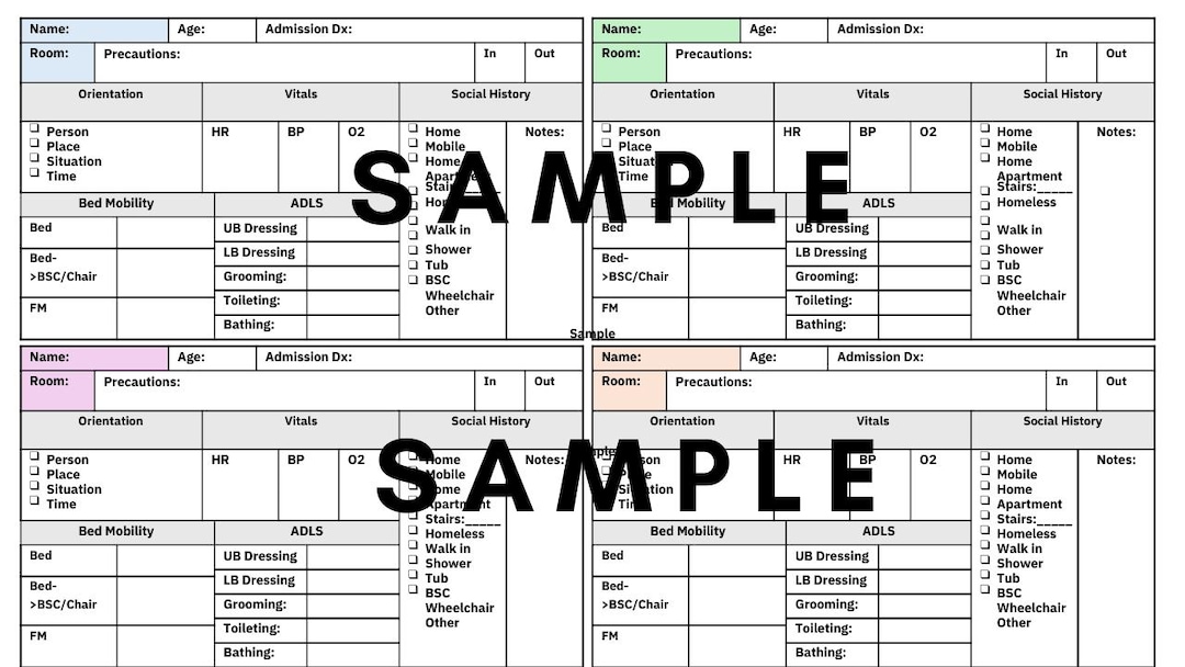 Acute Care OT Chart Review Cheat Sheet (chart Review OT) - Etsy