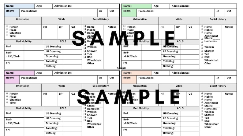 Acute Care OT Chart Review Cheat Sheet (chart Review OT) - Etsy