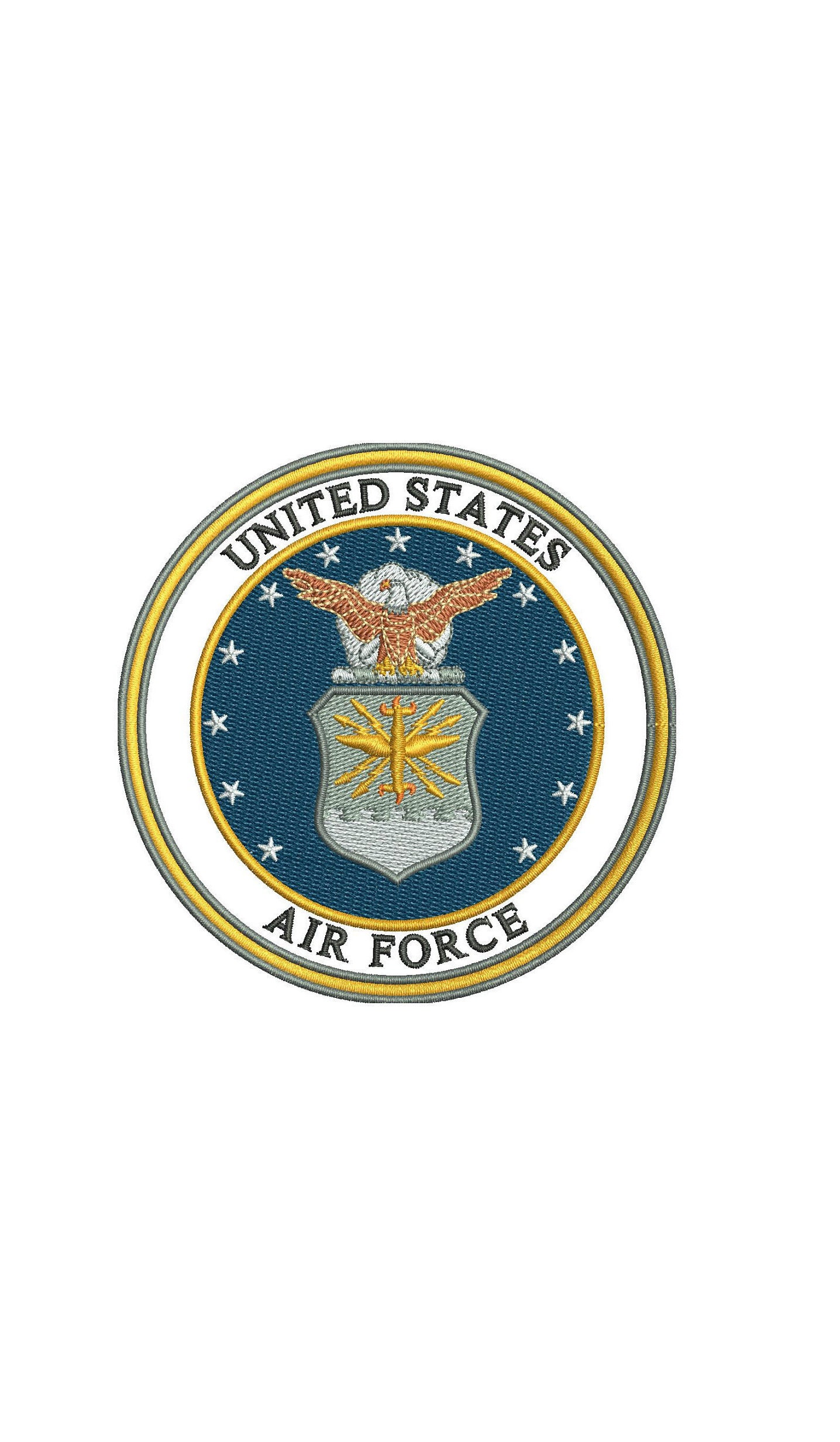 AIR FORCE EMBLEM U.s Military Logo,u.s Army Patch| 3 Sizes - Etsy