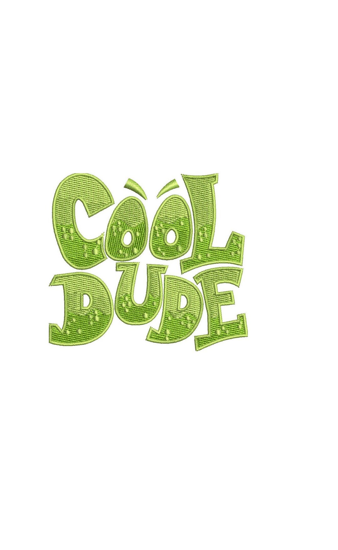 Cool Dude Embroidery Design| 3 Sizes - Etsy