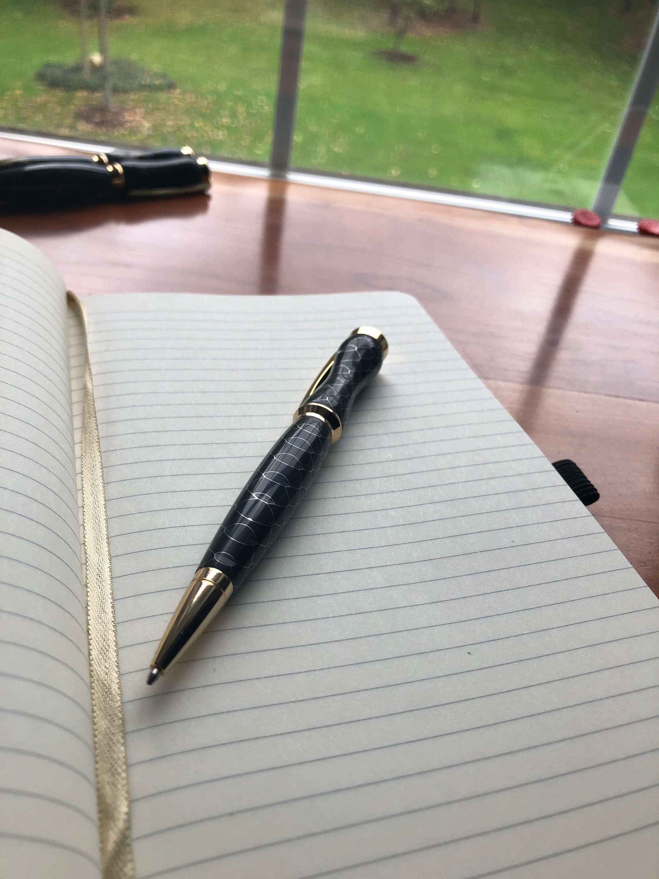 Handmade Acrylic Ballpoint Pen With Honey Comb Design - Etsy