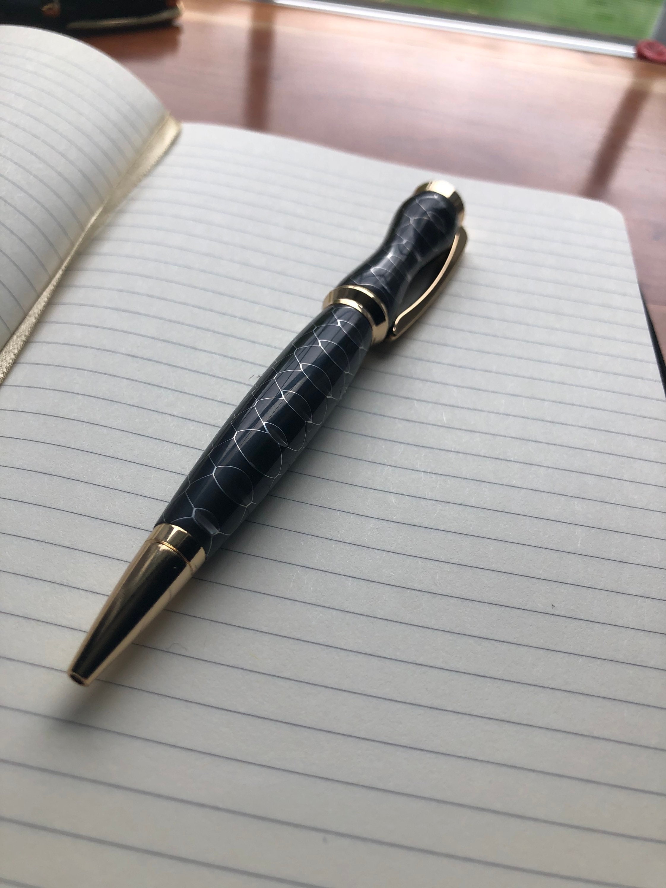 Handmade Acrylic Ballpoint Pen With Honey Comb Design - Etsy