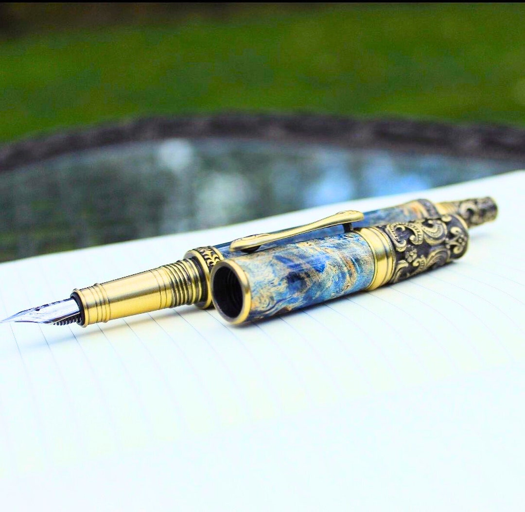 The Starry Night Fountain Pen - Etsy