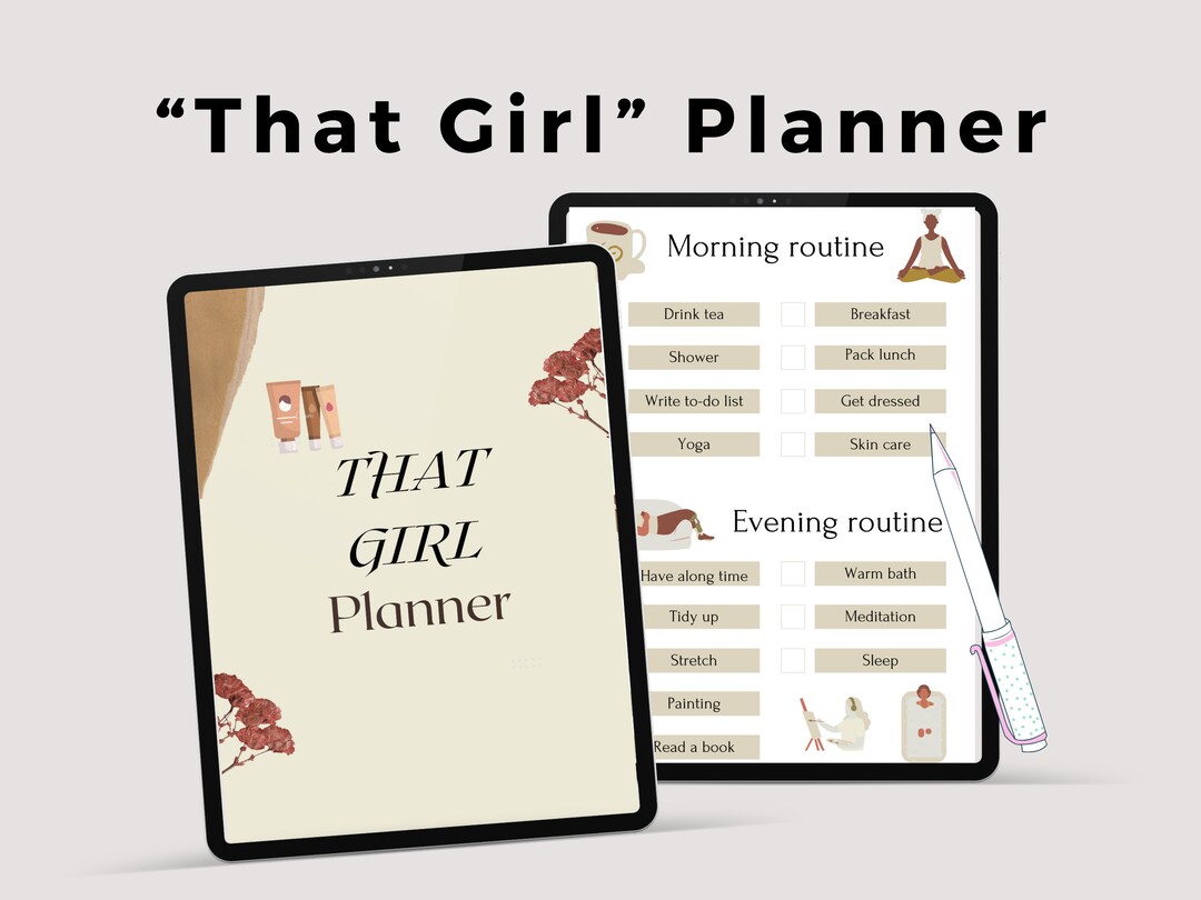 Girl Boss Planner, Stylish Scheduler, Boss Babe Agenda, Modern Life ...