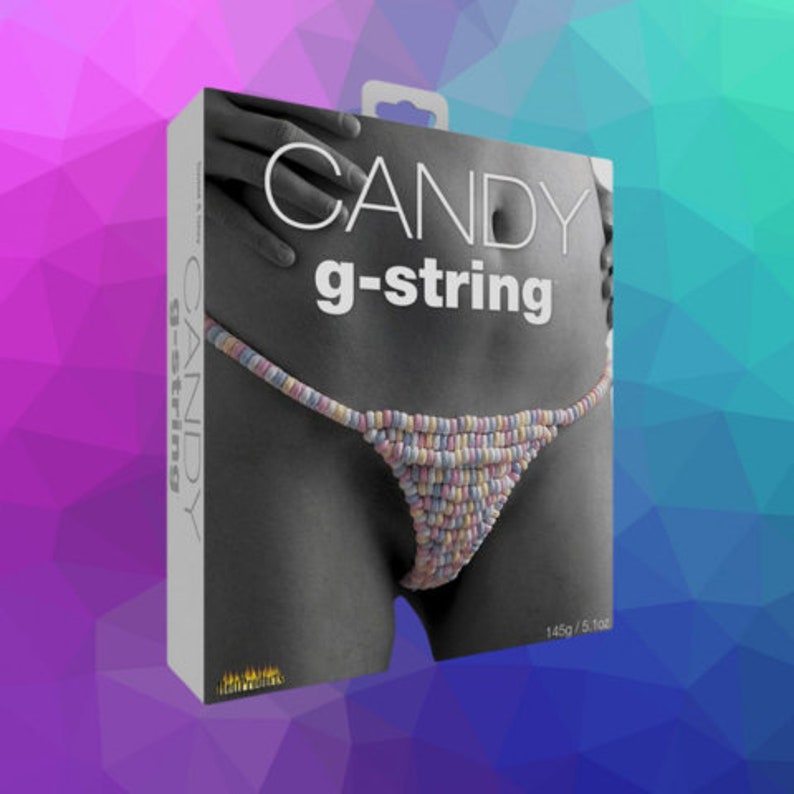 Candy G-string - Multi-flavored Edible Lingerie - Etsy
