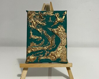 Abstract Mini Canvas Art - Etsy