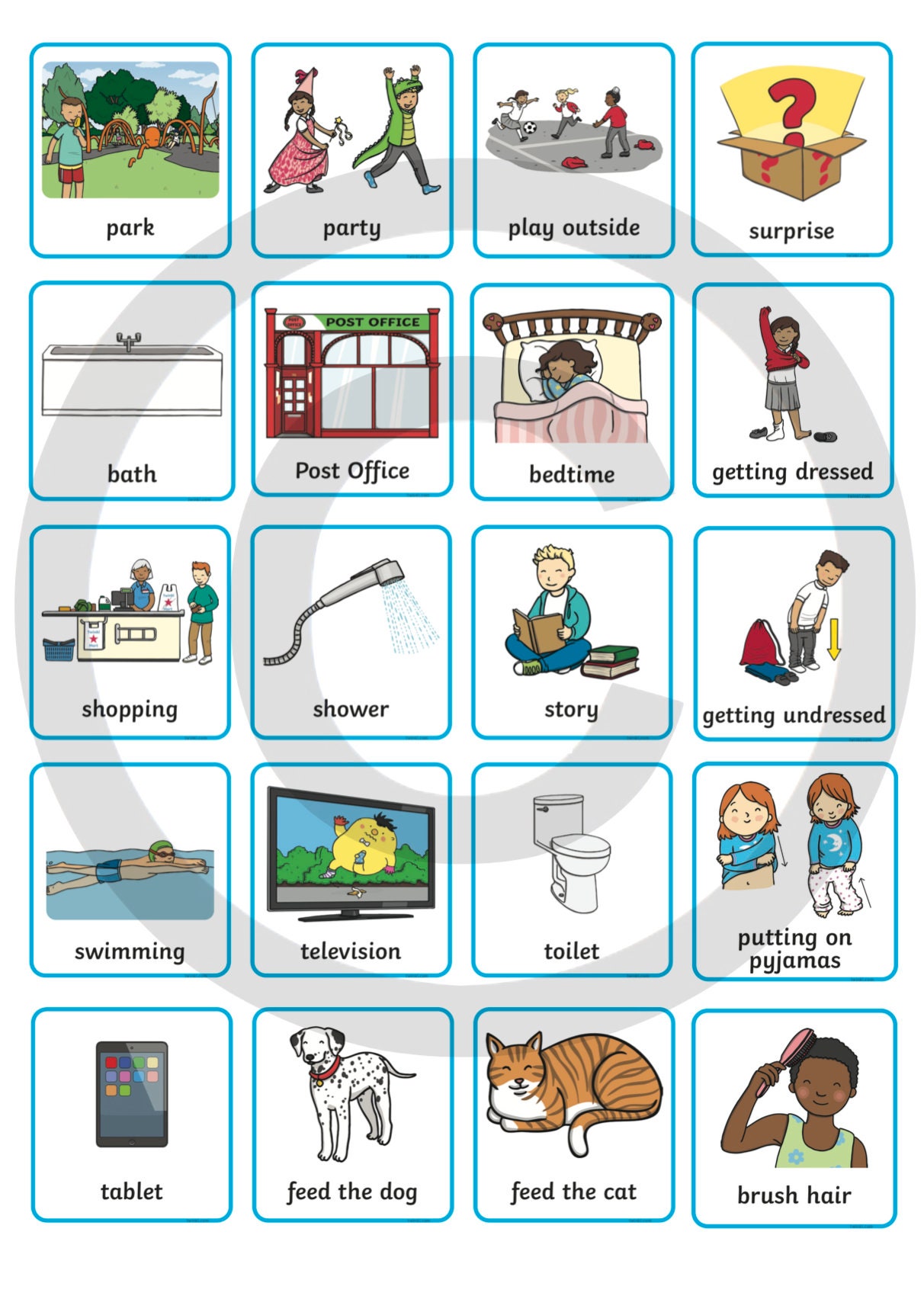 Visual Timetable Cards / Now and Next Visual Aid / SEN/ Non Verbal ...