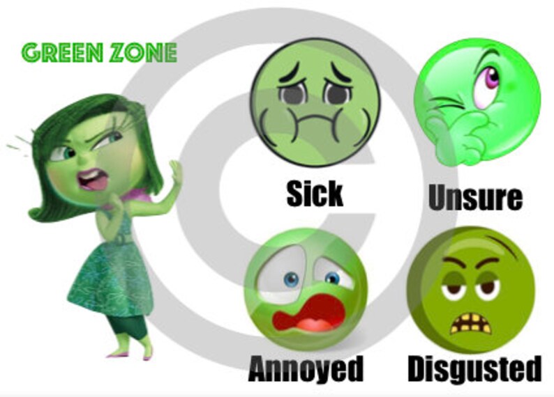 Emotion Cards, Zones of Regulation Poster, ADHD Worksheets, Feelings ...
