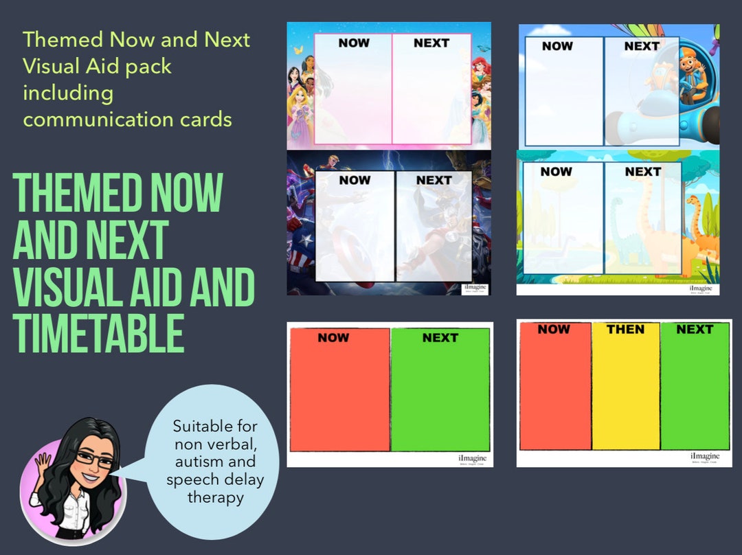Visual Timetable Cards / Now and Next Visual Aid / SEN/ Non Verbal ...