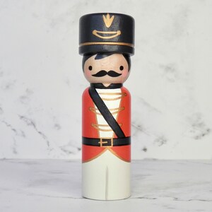 Nutcracker Peg Doll - Etsy
