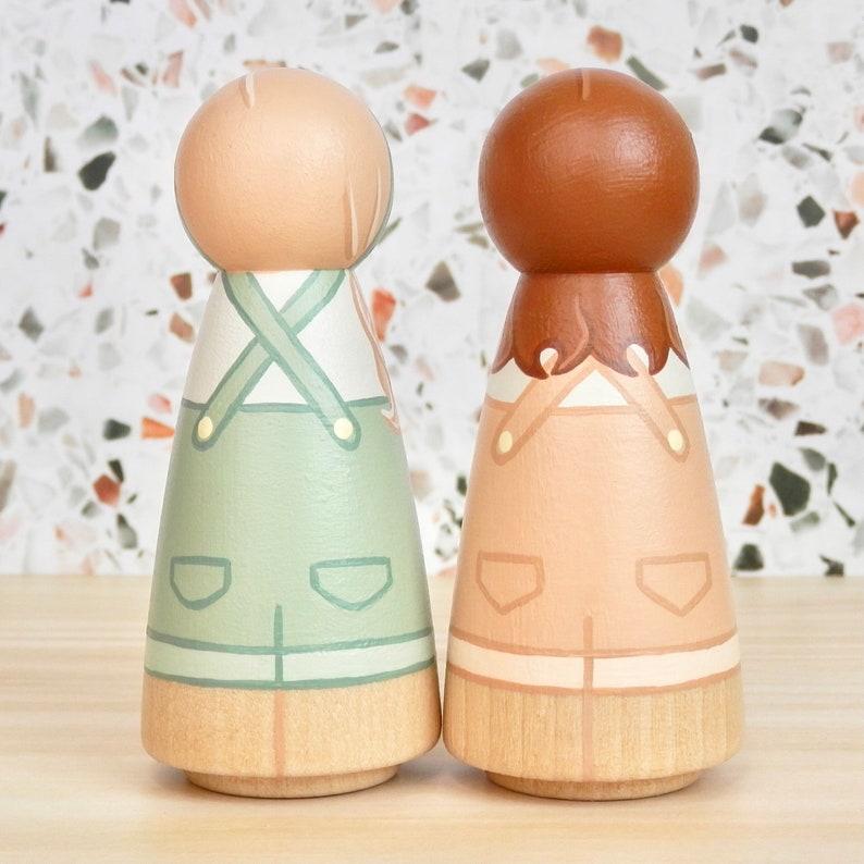 Gardener Peg Doll Girls Spring Cottage Core - Etsy