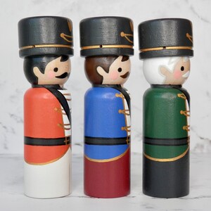 Nutcracker Peg Doll - Etsy
