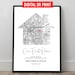 Hometown Street Map Poster Custom City Map Art Print and Frame Canvas ...