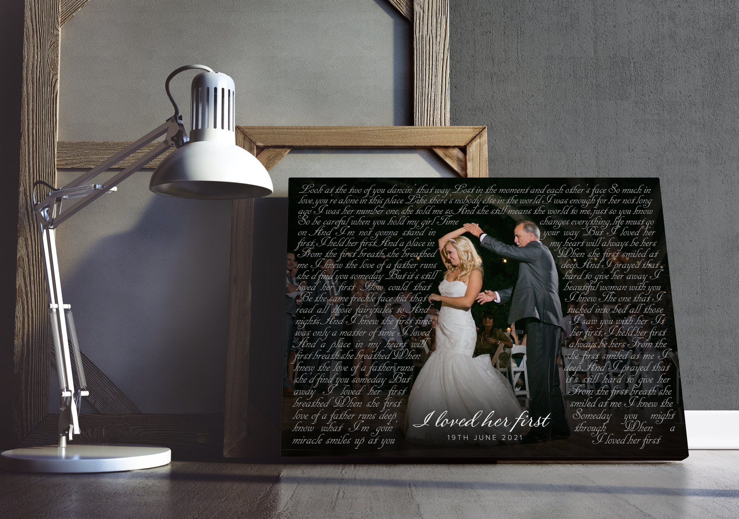 Father Daughter Dance Picture Frame Song Gift Forever Your | Etsy