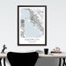 Hometown Street Map Poster Custom City Map Art Print and Frame Canvas ...