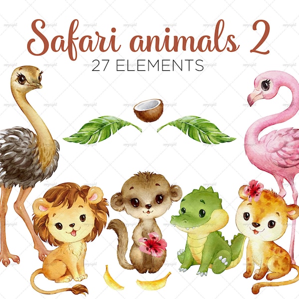 Crocodile Clip Art - Etsy