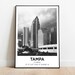 Custom City Map With Street Names Hometown Poster Wall Art Print and ...