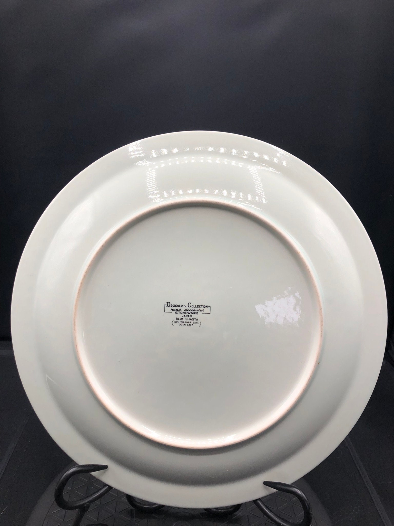 Vintage Blue Shasta Dinner Plates Made in Japan - Etsy