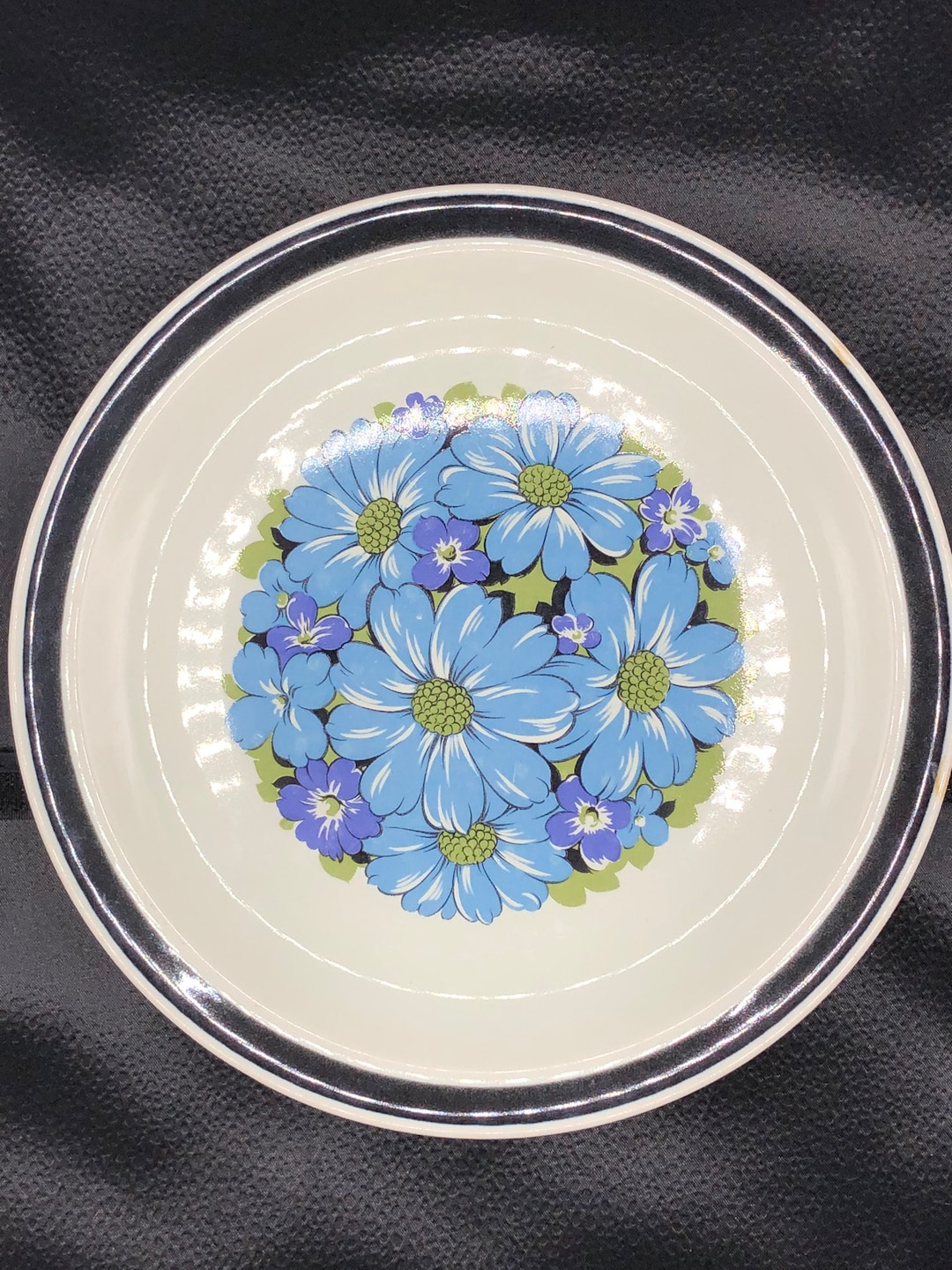 Vintage Blue Shasta Dinner Plates Made in Japan - Etsy
