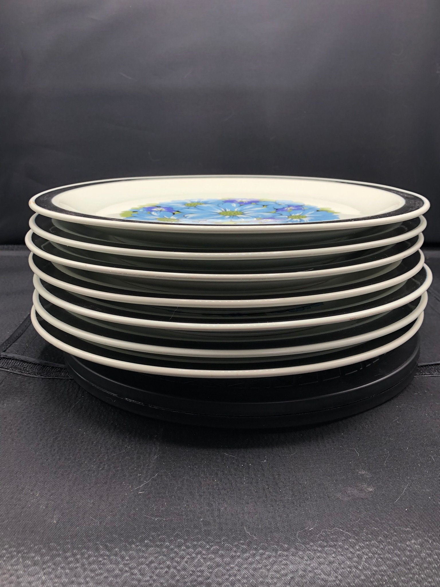 Vintage Blue Shasta Dinner Plates Made in Japan - Etsy