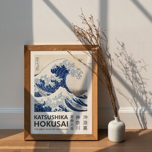 Hokusai Poster, the Great Wave off Kanagawa, Japanese Printable Art ...