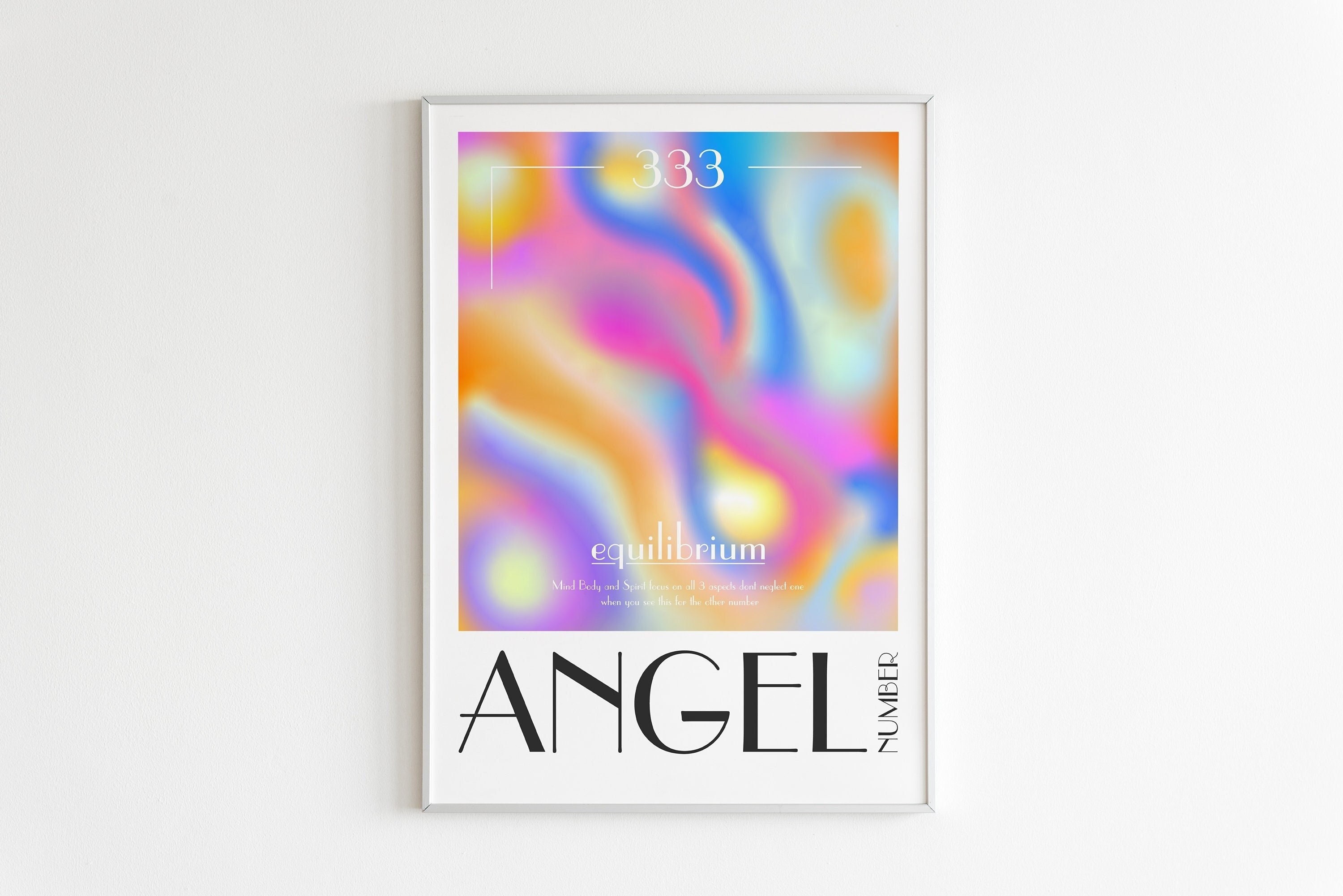 Wall Hangings Spiritual Art Print Gradient Poster Art Print Download ...