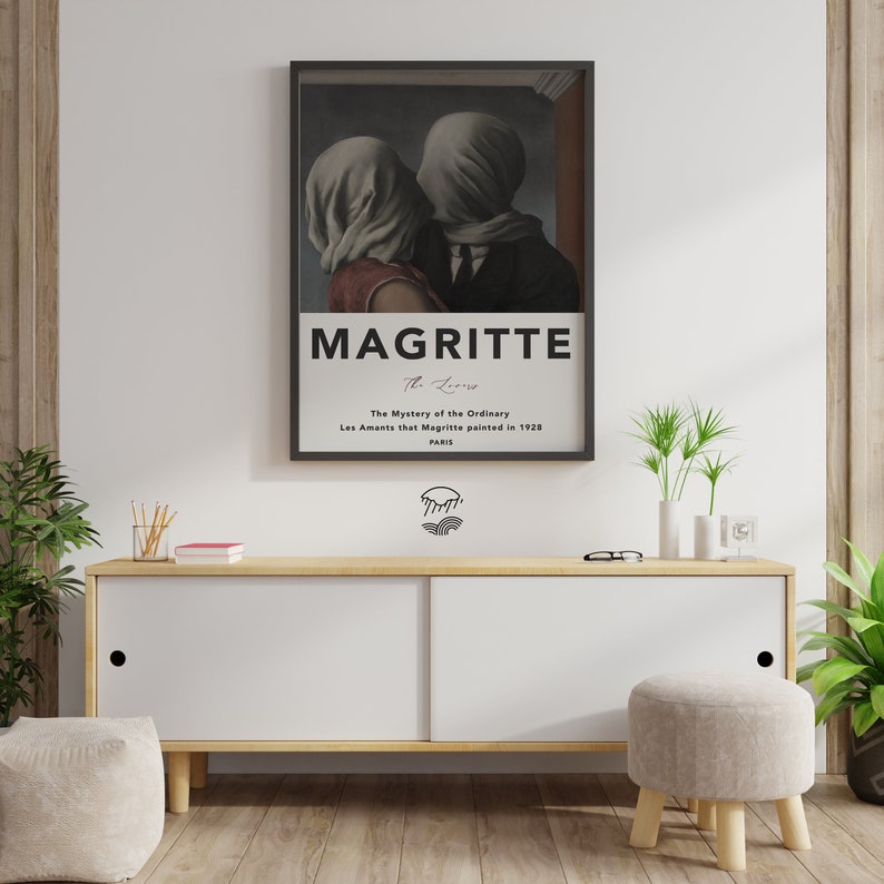 Rene Magritte Art Exhibition Poster the Loves 1928 Print - Etsy