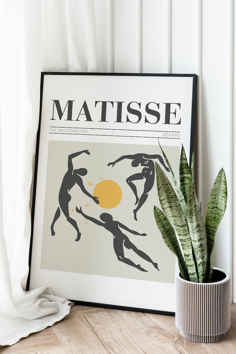 Henri Matisse the Dance Print: Minimalist Art Poster (digital Download ...