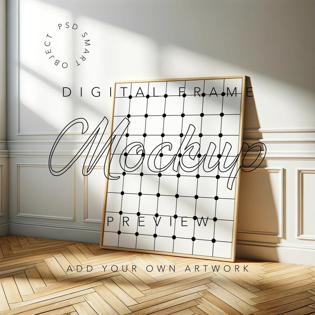 Frame Mockup Simple Frame Picture Frame Mockup PSD Scandinavian Frame ...
