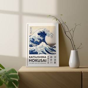 Hokusai Poster, the Great Wave off Kanagawa, Japanese Printable Art ...