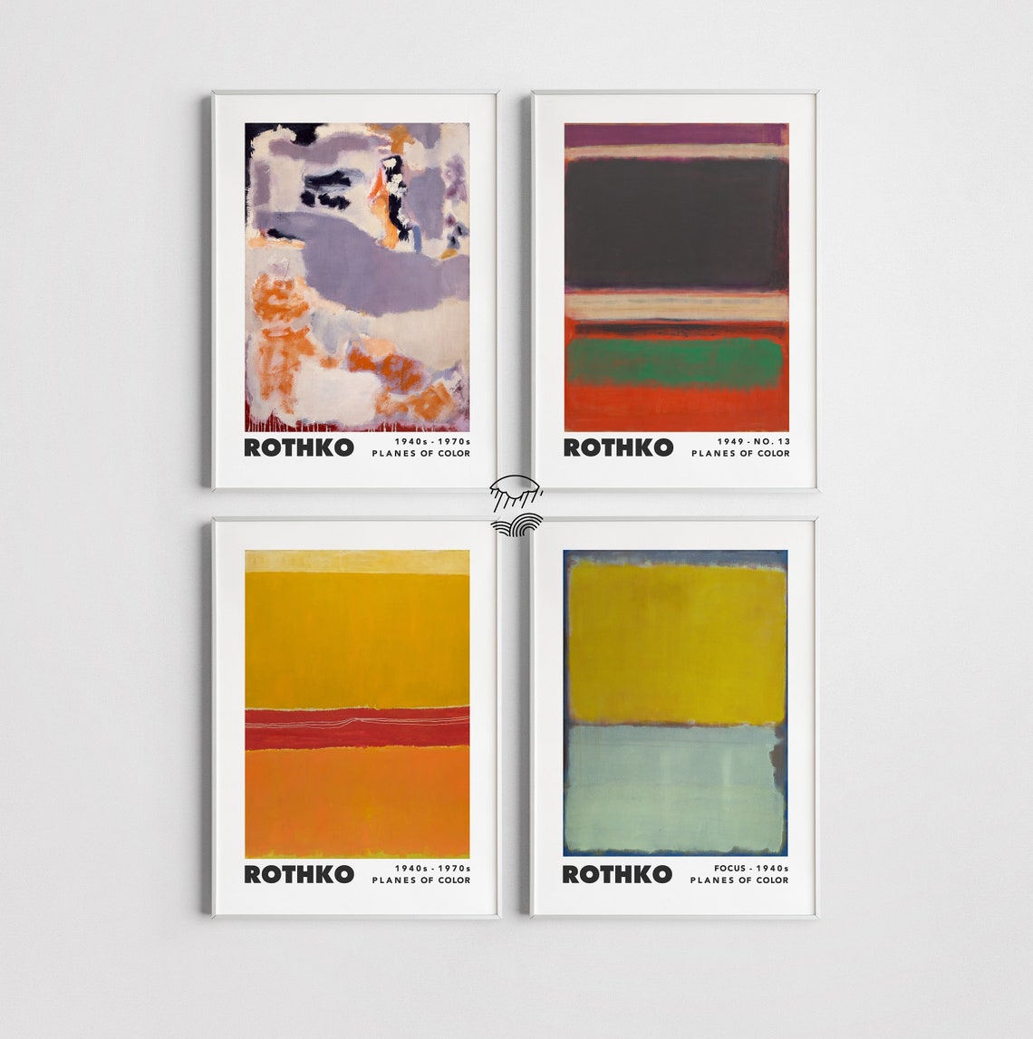 Mark Rothko Print Set: Vintage Exhibition Posters (digital Download) - Etsy