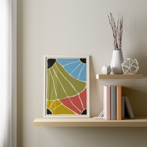 Checkered Art Set, Printable Wall Art Trendy, Checkered Wavy Retro ...