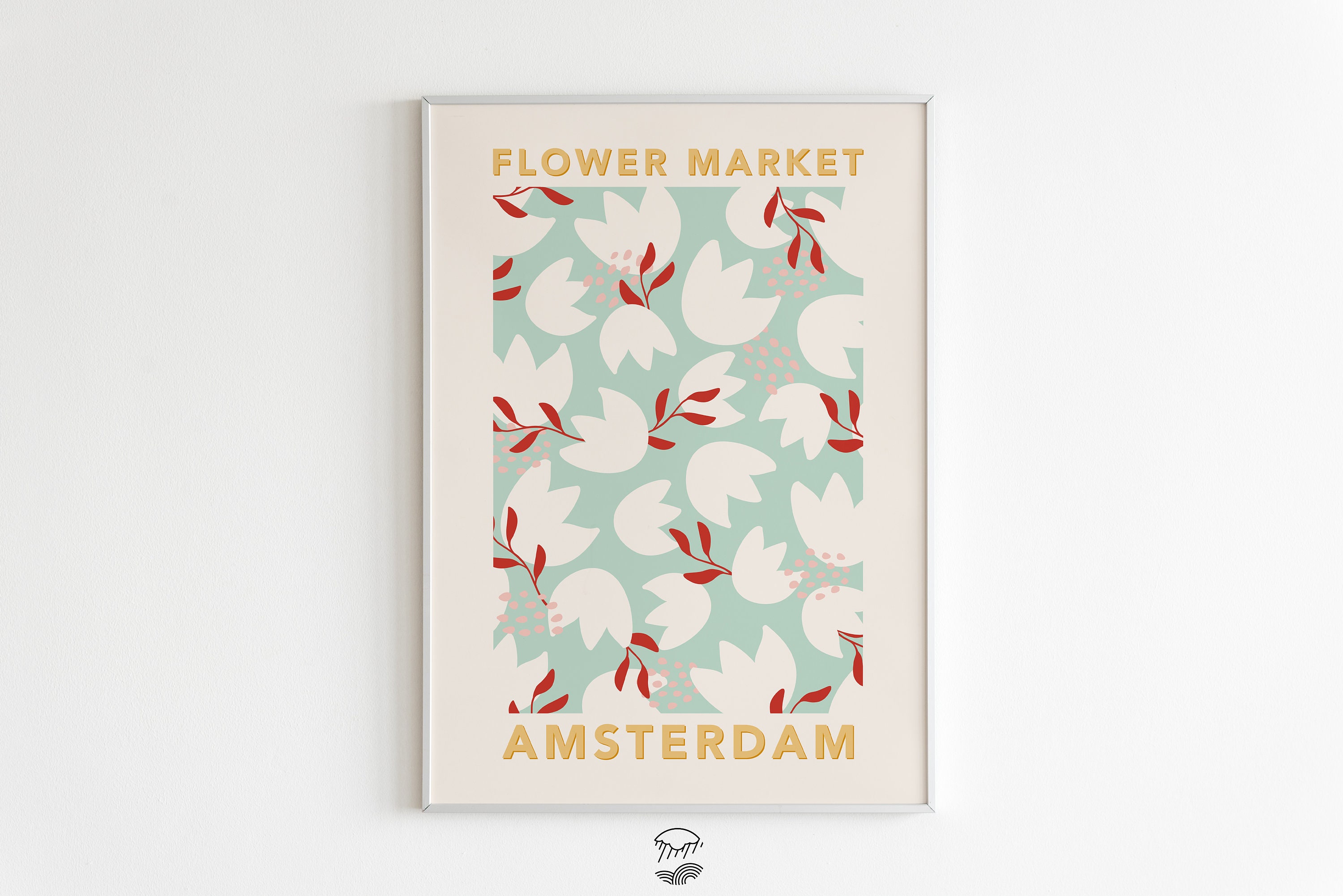 Flower Market Set of 3 Print Floral Printable Poster | Etsy