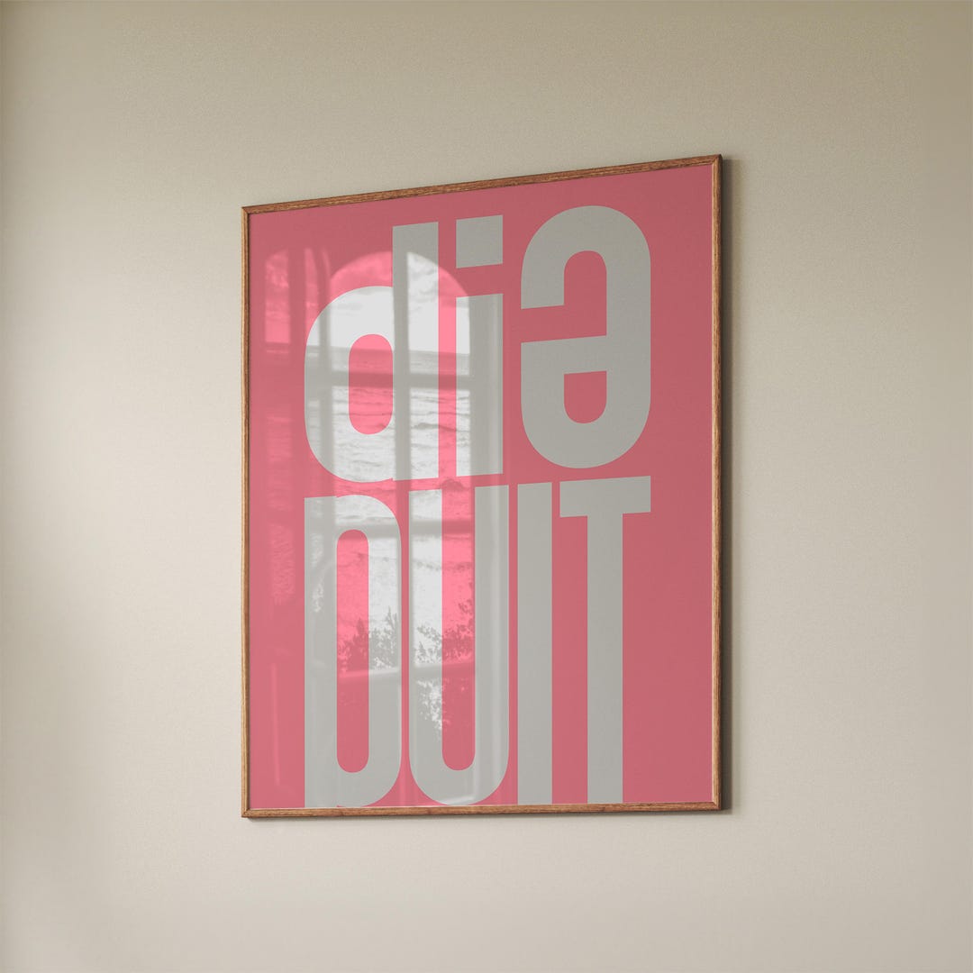 Scottish Print, Dia Duit Poster, Printable Wall Art, Hello Wall Art ...