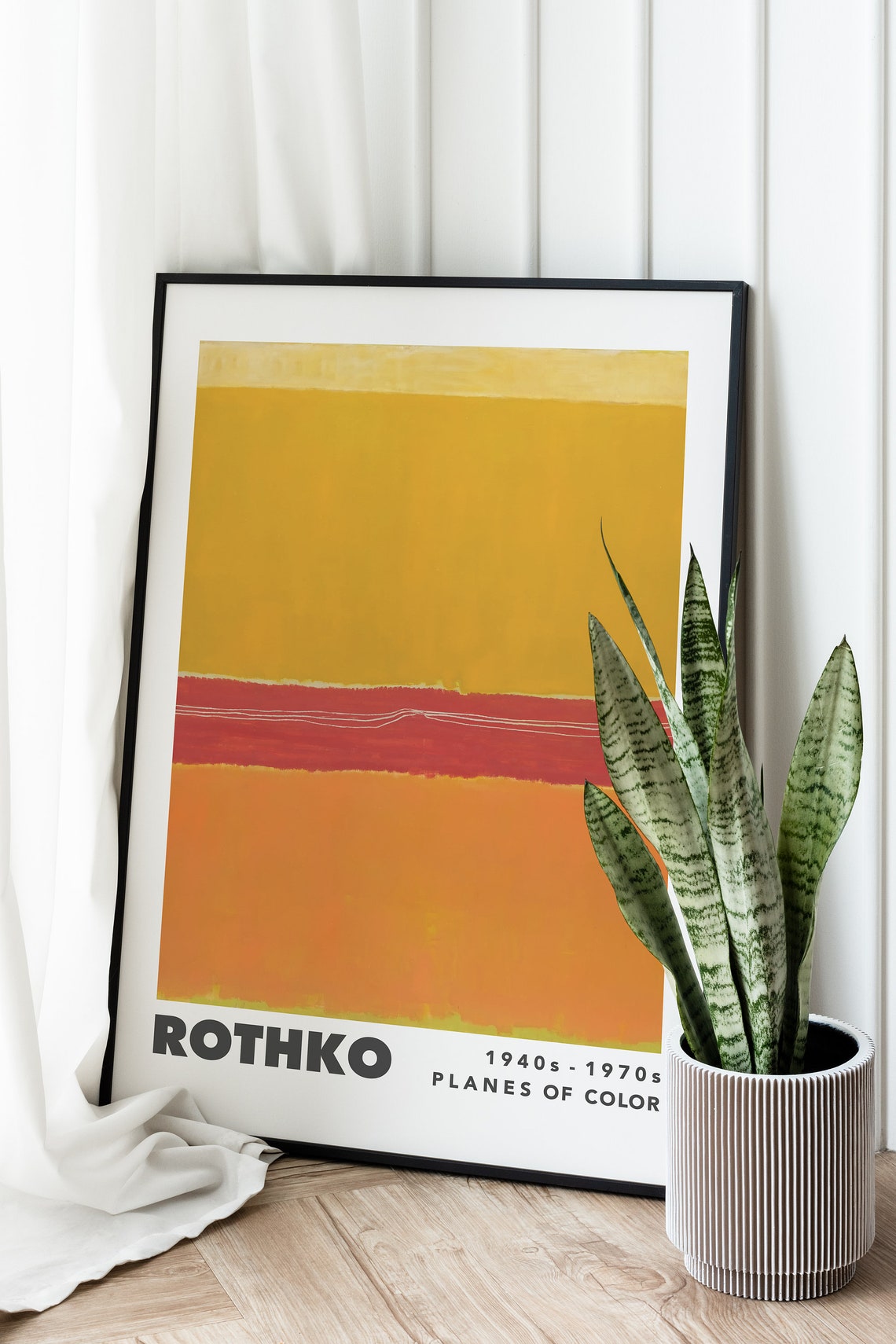 Mark Rothko Print Exhibition Printable Poster Colorful | Etsy