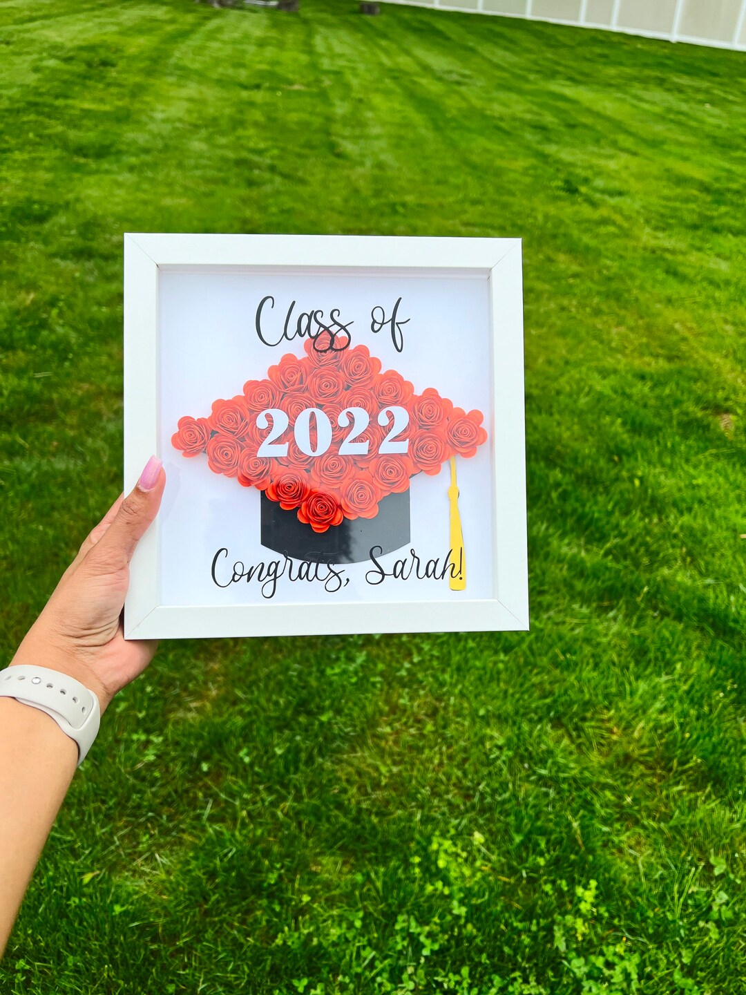 Custom Graduation Frame, Graduation Gift, Graduation Cap Design, Grad ...
