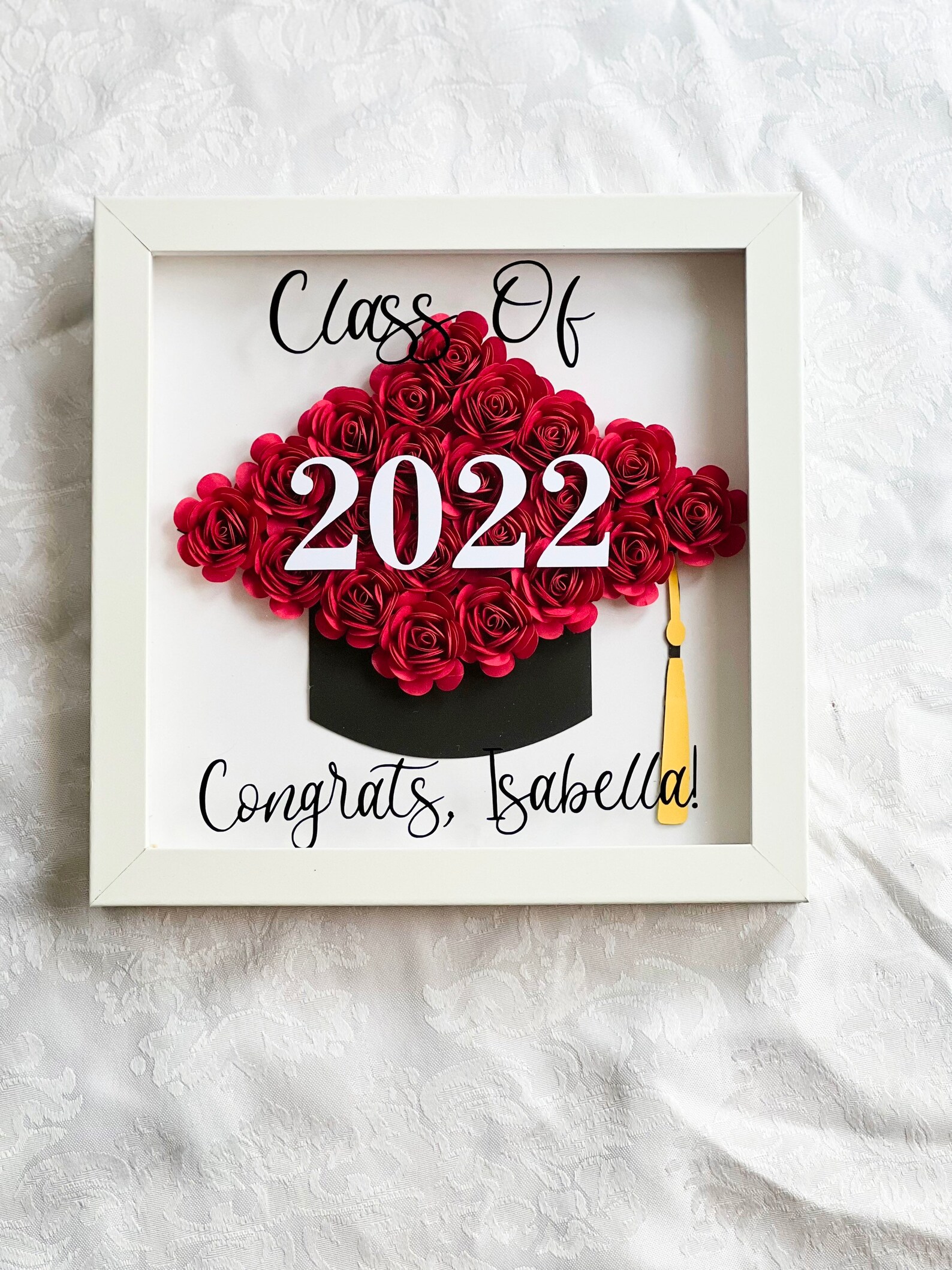 Custom Graduation Frame, Graduation Gift, Graduation Cap Design, Grad ...
