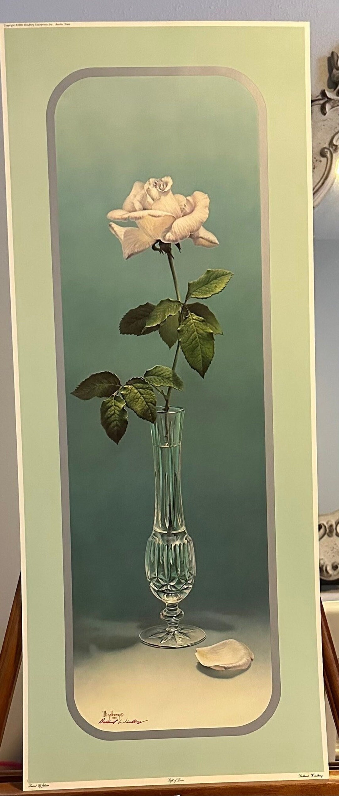 Dalhart Windberg gift of Love Signed 29x11.5 Limited Edition 1980 Print ...