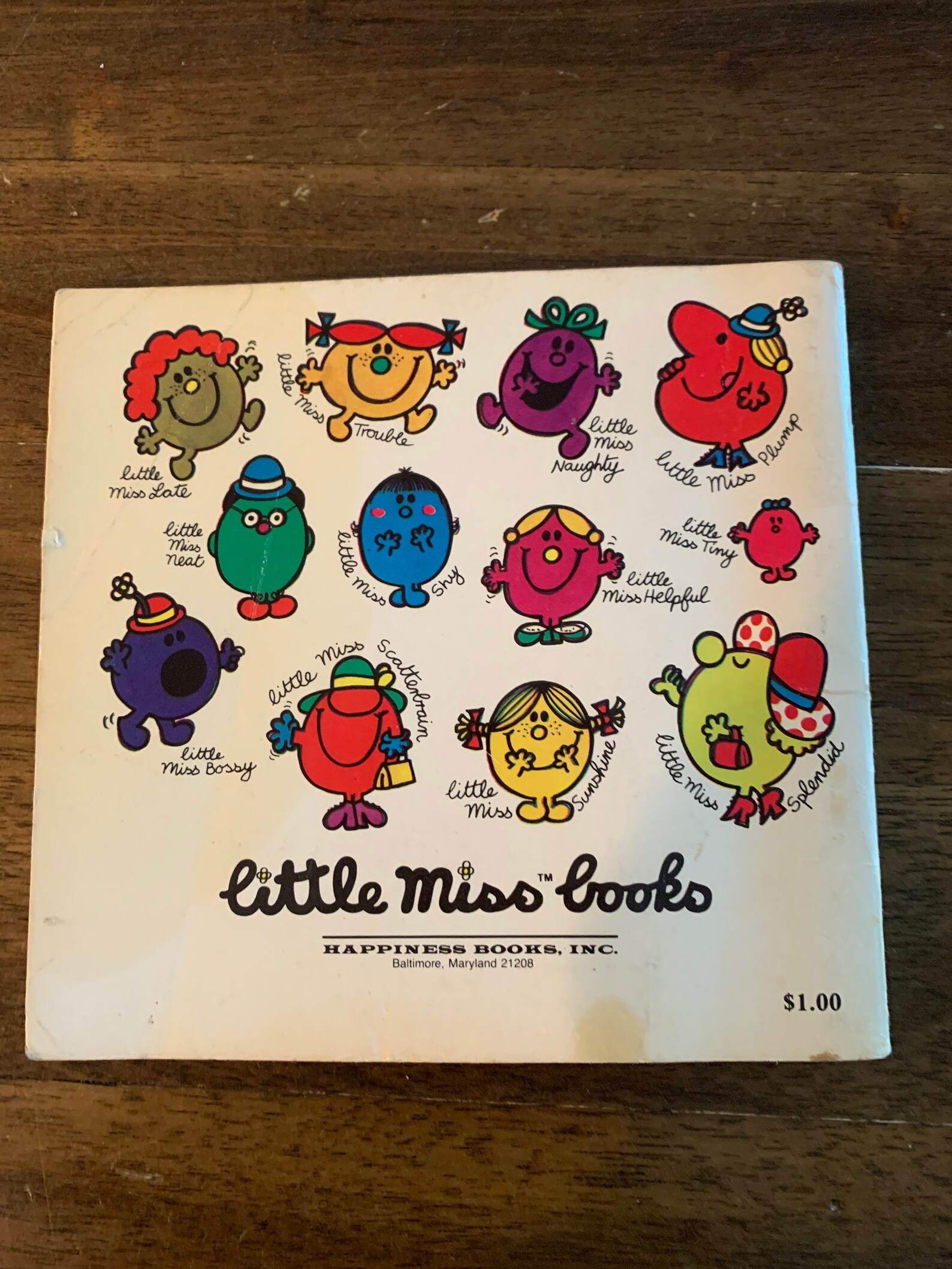 Little Miss Book Little Miss Scatterbrain paperback book by | Etsy